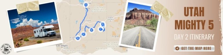 Utah Mighty 5 Road Trip Map + 1 Week Itinerary