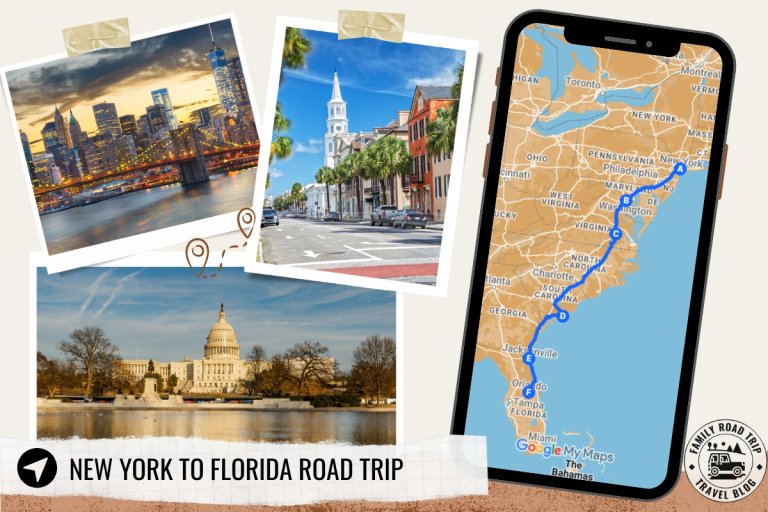 2 Week New York to Florida Family Road Trip Itinerary