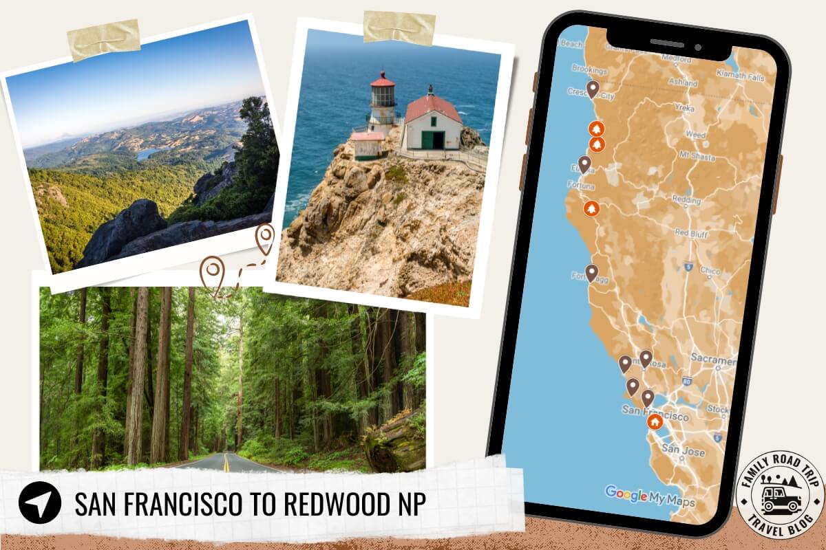 San Francisco to Redwoods National Park | Family Road Trip