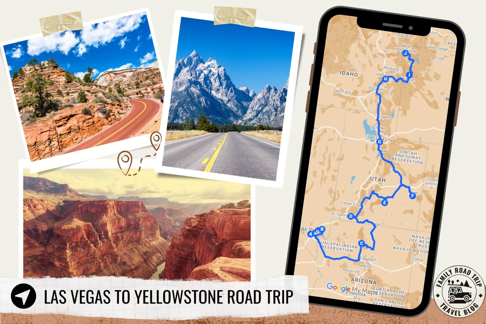 Epic Las Vegas to Yellowstone Road Trip Through the Mountain States